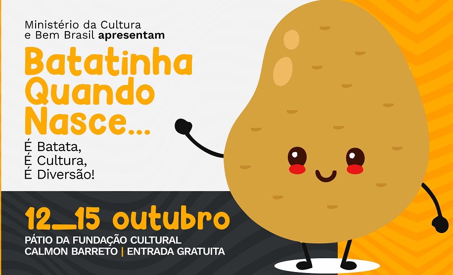 Projeto “Batatinha Quando Nasce” tem programação infantil de 12 a 15 de ...