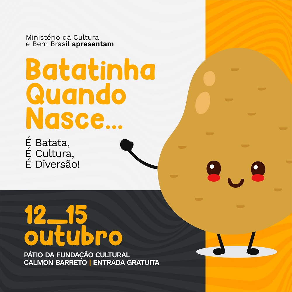 Projeto “Batatinha Quando Nasce” tem programação infantil de 12 a 15 de ...