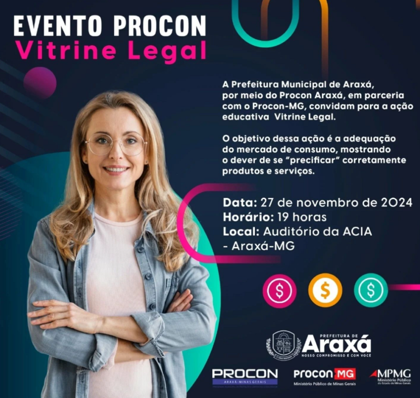 Procon/Araxá realiza ação educativa “Vitrine Legal” com palestra e ...